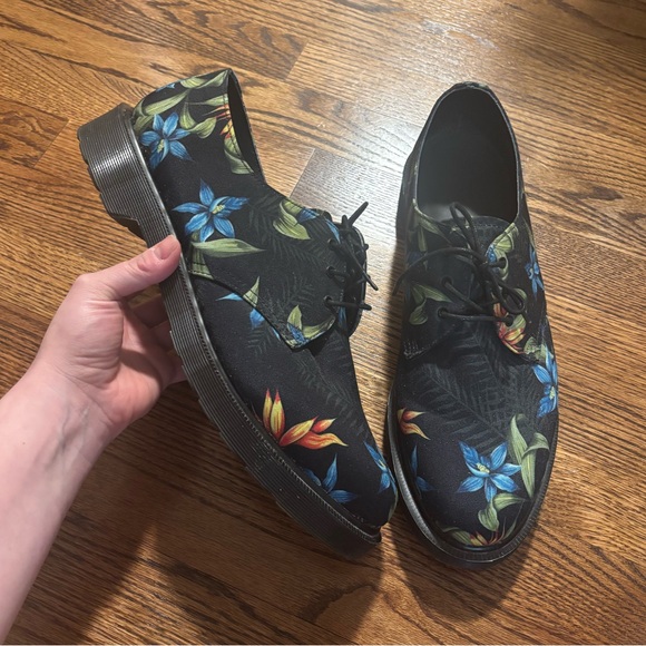 Dr. Martens | Shoes | Dr Martens Lester 3eye Floral Print Shoe Mens Sz ...